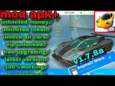 Asphalt Nitro Mod Apk | Asphalt Nitro Unlimited Money And All Cars ...