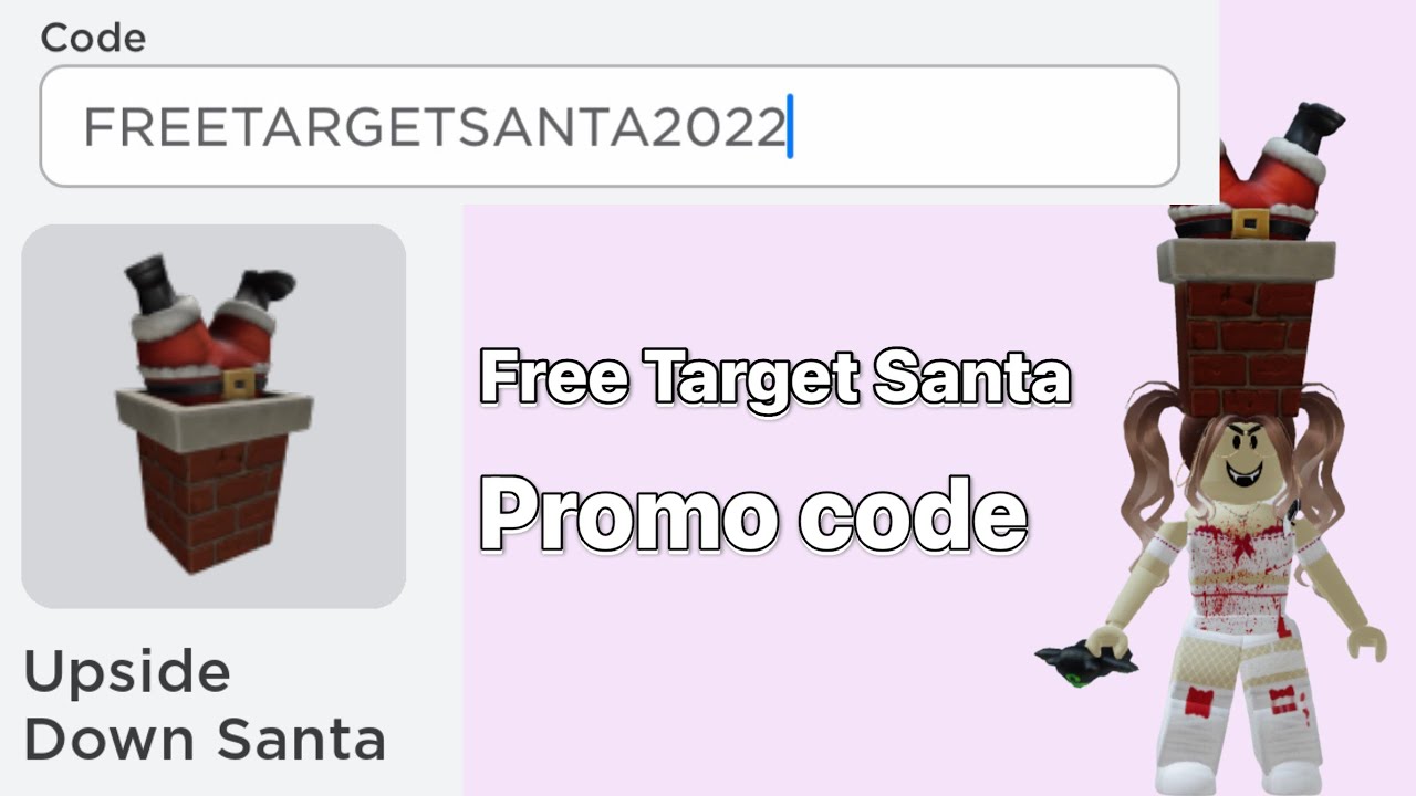 Free target Santa hat. Promo code only! - YouTube