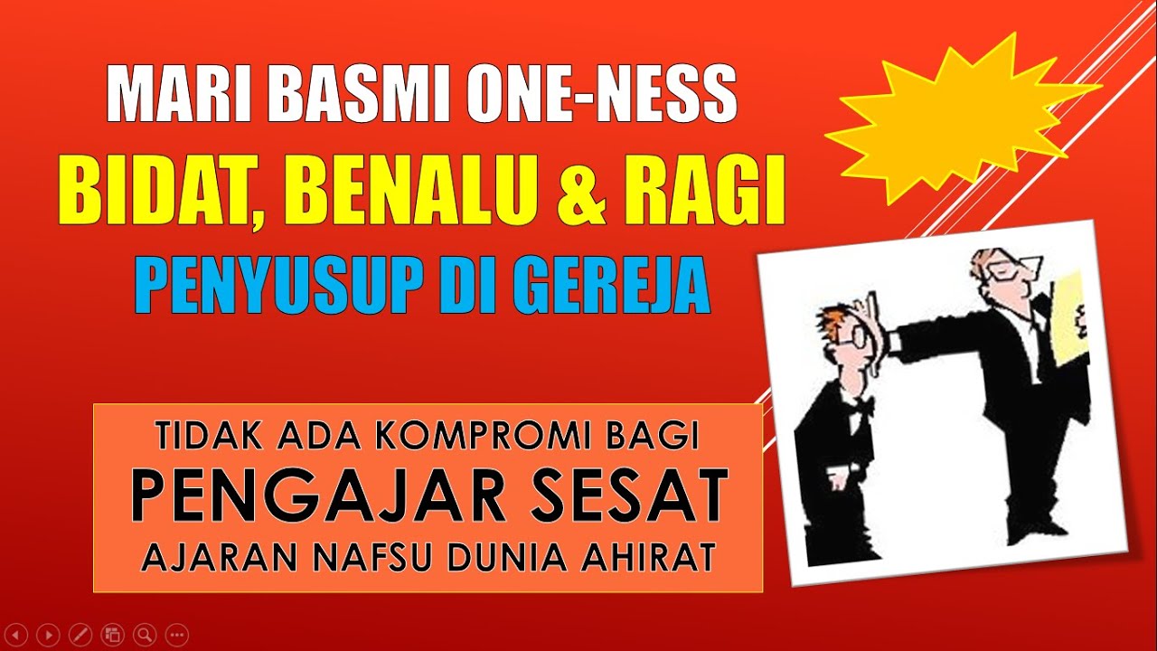 OneNess Bidat, Benalu & Ragi Yang Menyusup Di Gereja. - YouTube