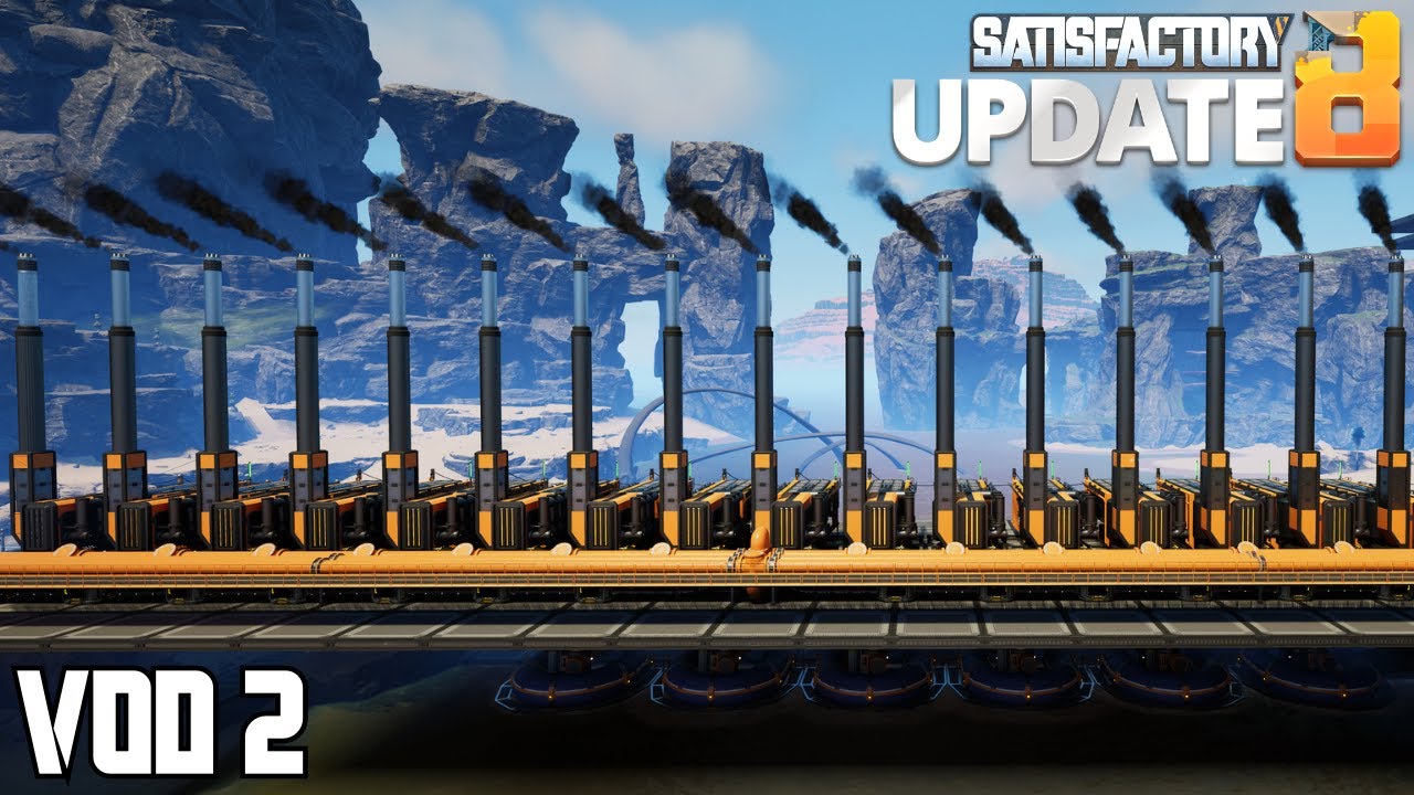I Built 16 Coal Plants at Once | Satisfactory U8 - VOD 2 - YouTube