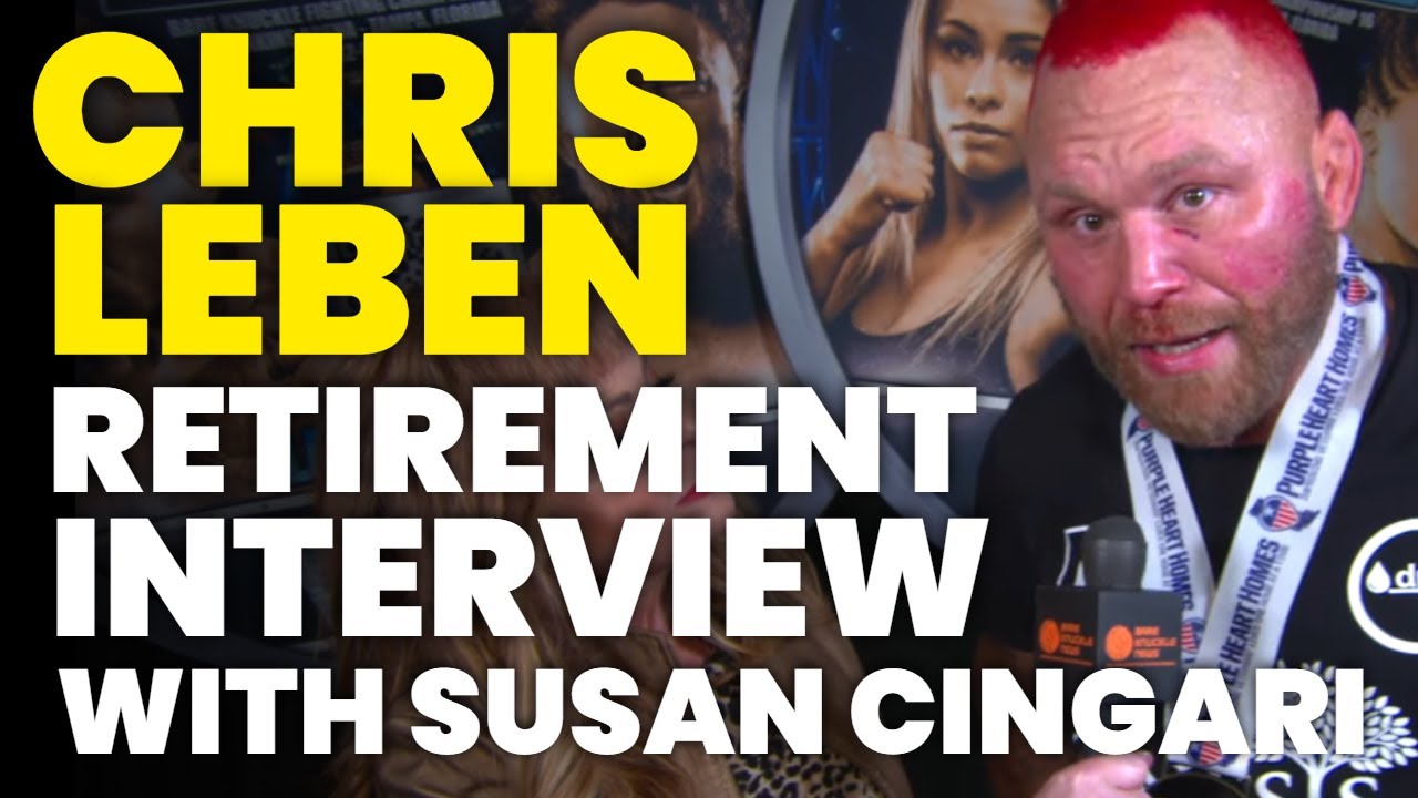 Chris Leben Retirement Fight in Bare Knuckle Boxing Interview with ...