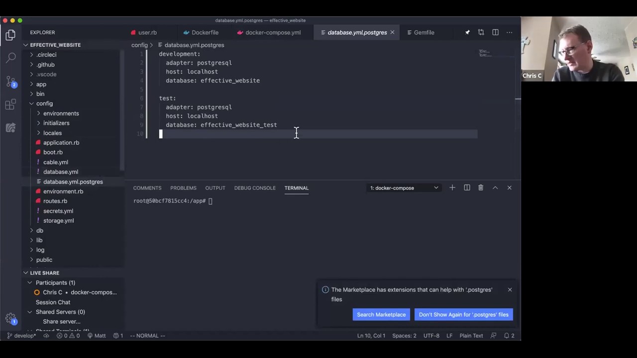 Dockerizing a Rails Development Environment - Demo - YouTube