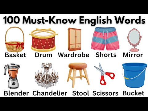 Vocabulary : 100 Must-Know English Words | Learn And Practice - YouTube