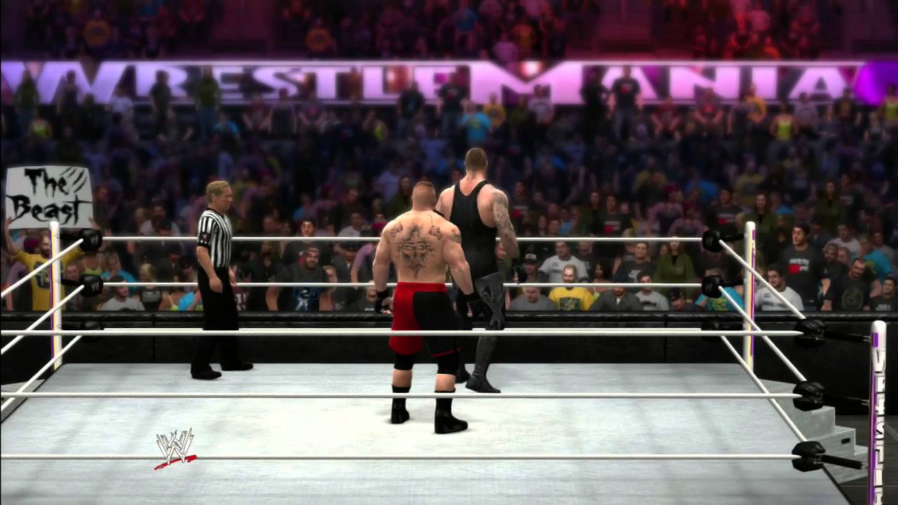 WrestleMania 30 - The Undertaker vs Brock Lesnar - Full Match Sim ...