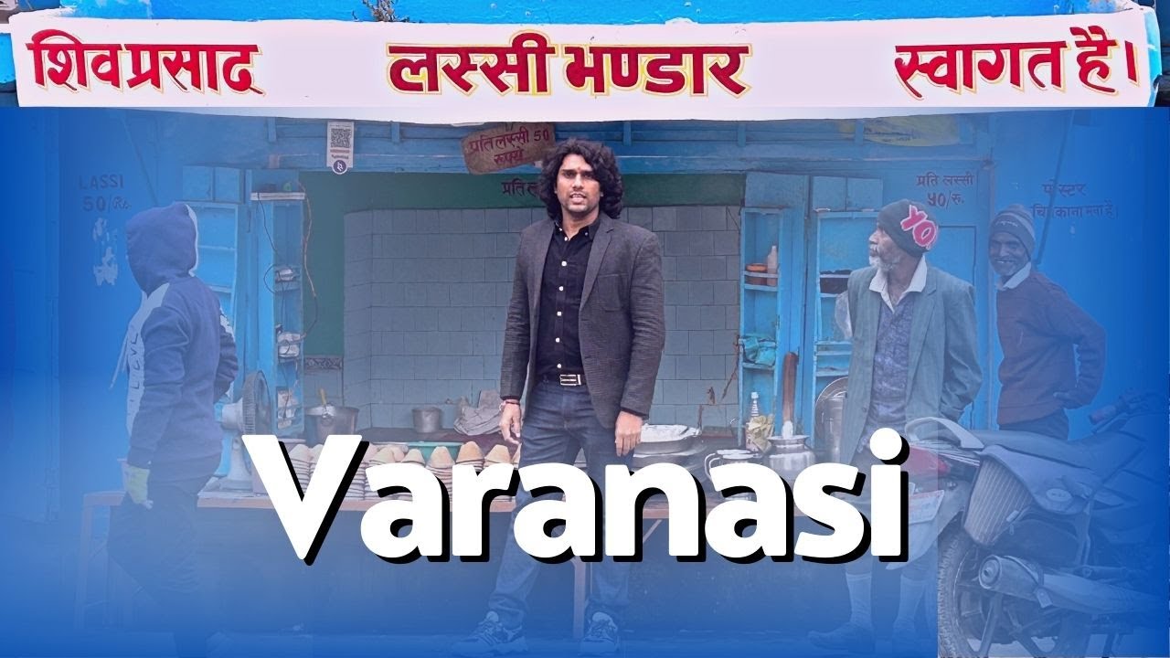 Shiv Prasad Lassi Bhandar Banaras Street Food Indian Street Food Tour In Varanasi Jeetu