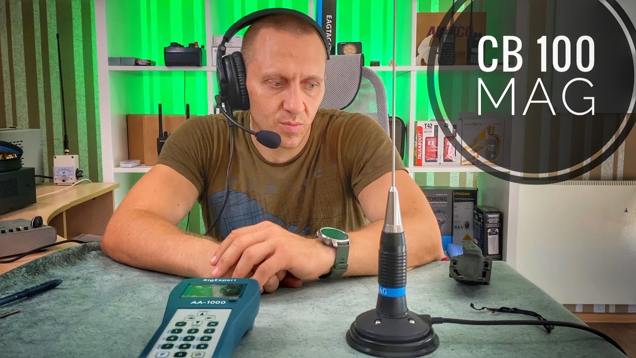 Автомобильная антенна Optim CB-100 Mag - YouTube