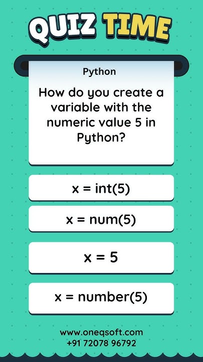 Python Quiz Question Oneqsoft Learnpython Pythonprogramming Youtube