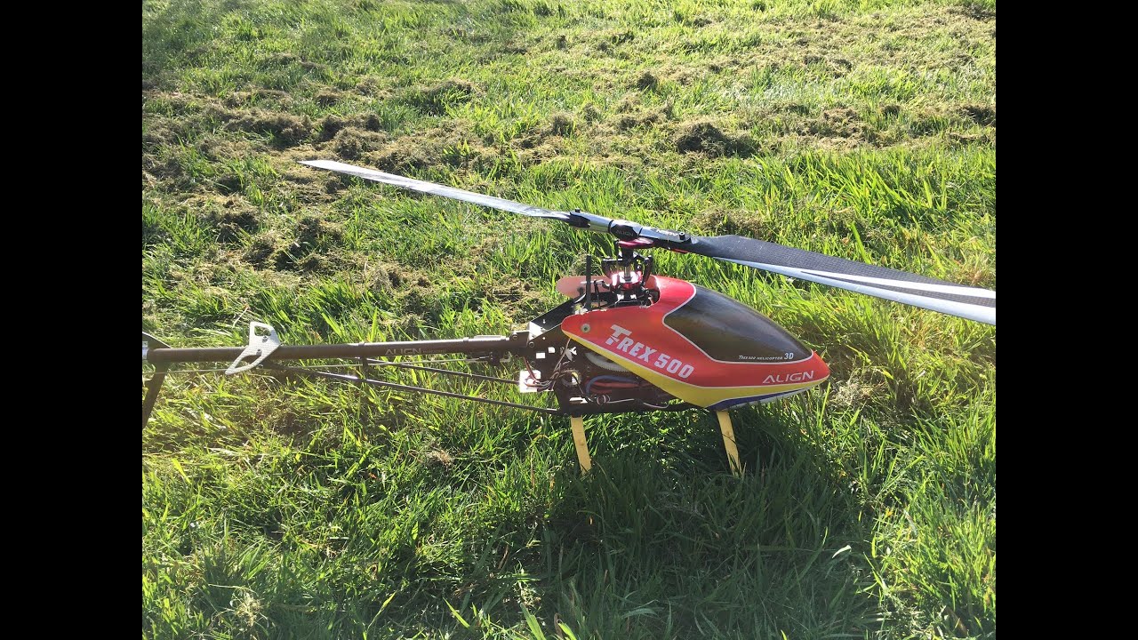 trex 500 auto practice - YouTube