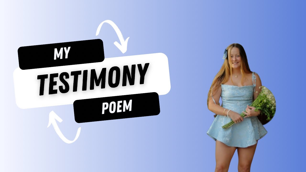 My testimony as a POEM - YouTube