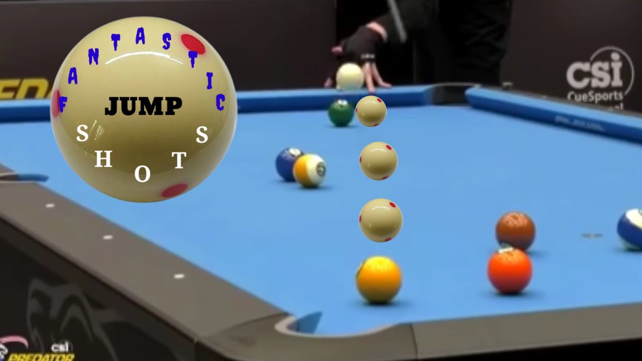 FANTASTIC JUMP and BANK SHOTS || Billiard 9 feet - YouTube