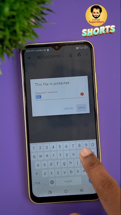 How to Send Password Protect Image in WhatsApp #shorts - YouTube