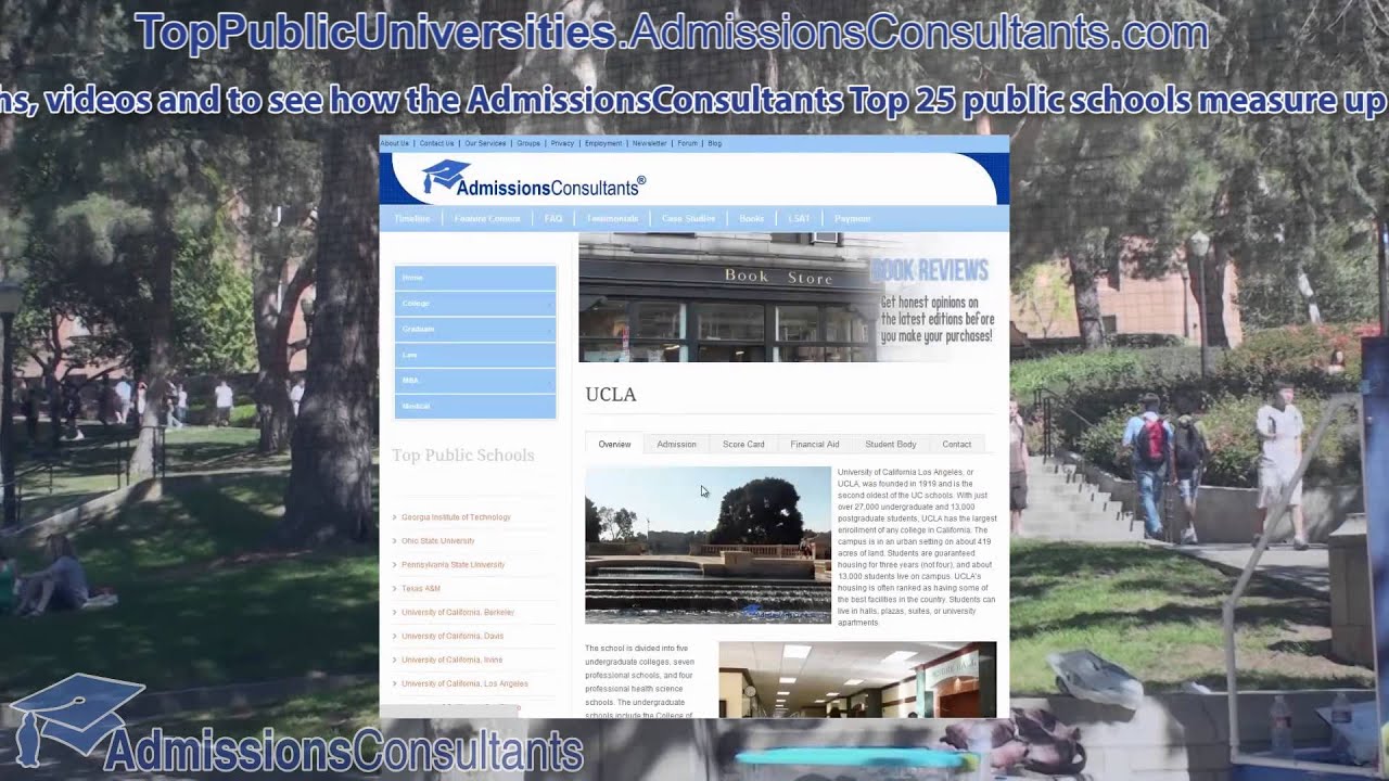 UCLA Admissions Profile - YouTube