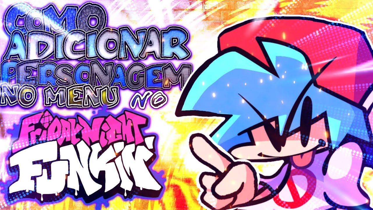 como colocar o personagem no menu do fnf (SEM SCRIPT/ SEM APK / SOMENTE ...