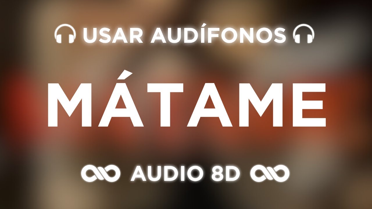 Mátame - Beret (Letra/Lyrics) | AUDIO 8D 🎧 - YouTube