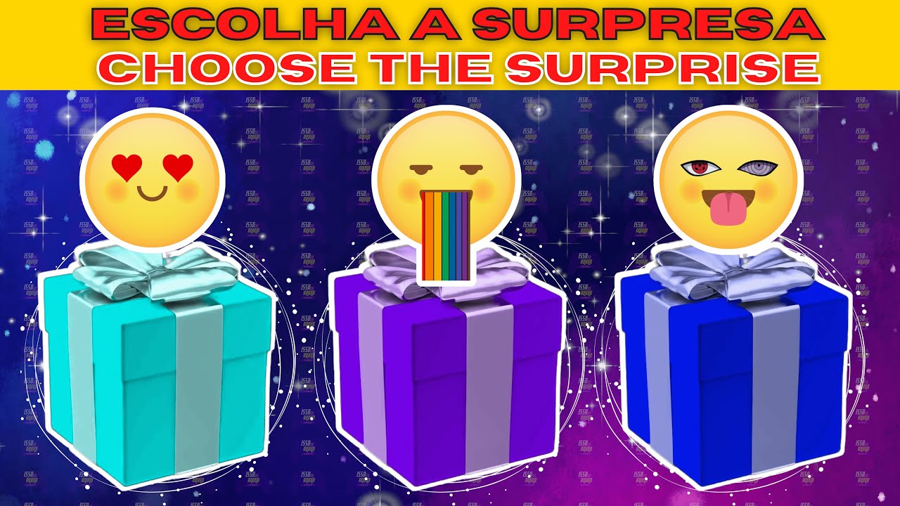 CHOOSE YOUR GIFT FUN EMOJIS 🎁ESCOLHA O SEU PRESENTE EMOJIS DIVERTIDO🎁 ...