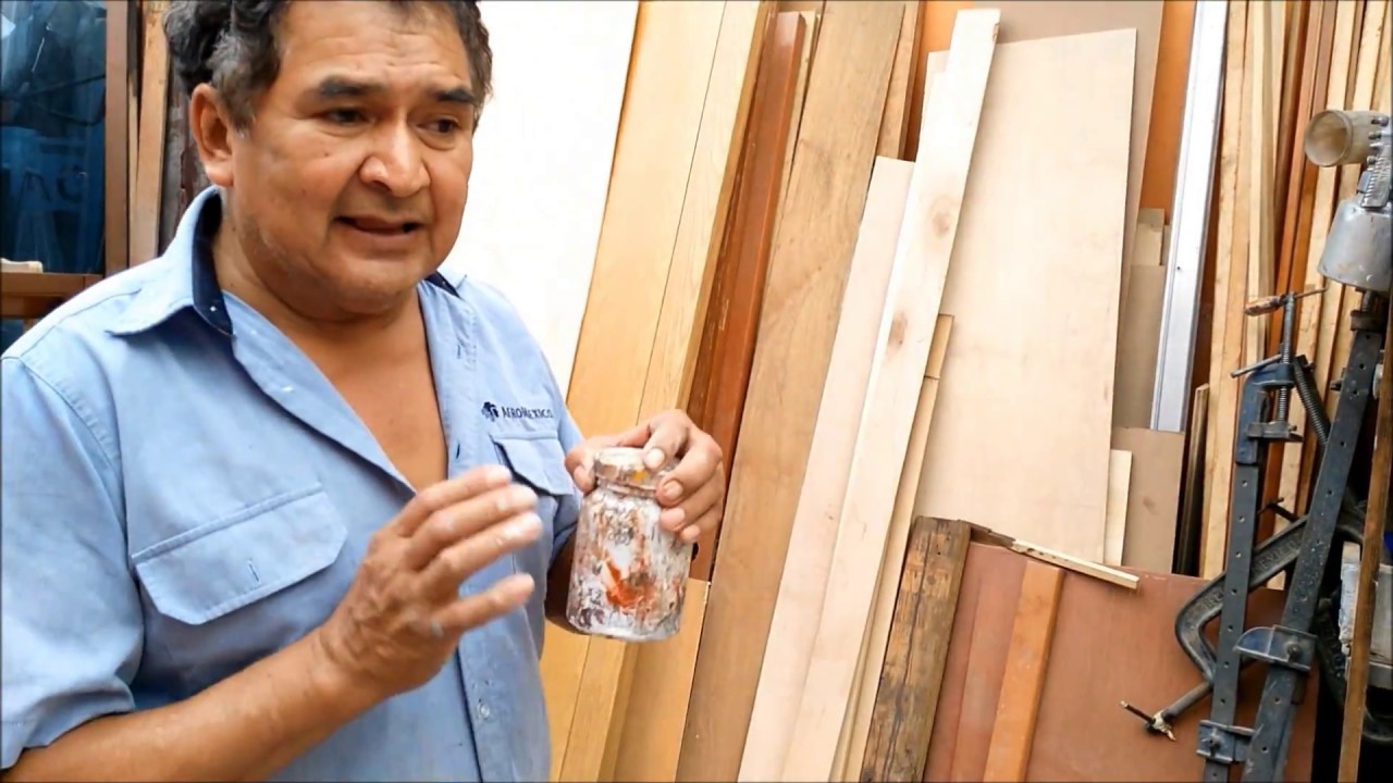 como hacer Plaste o Resanador con blanco de españa - YouTube