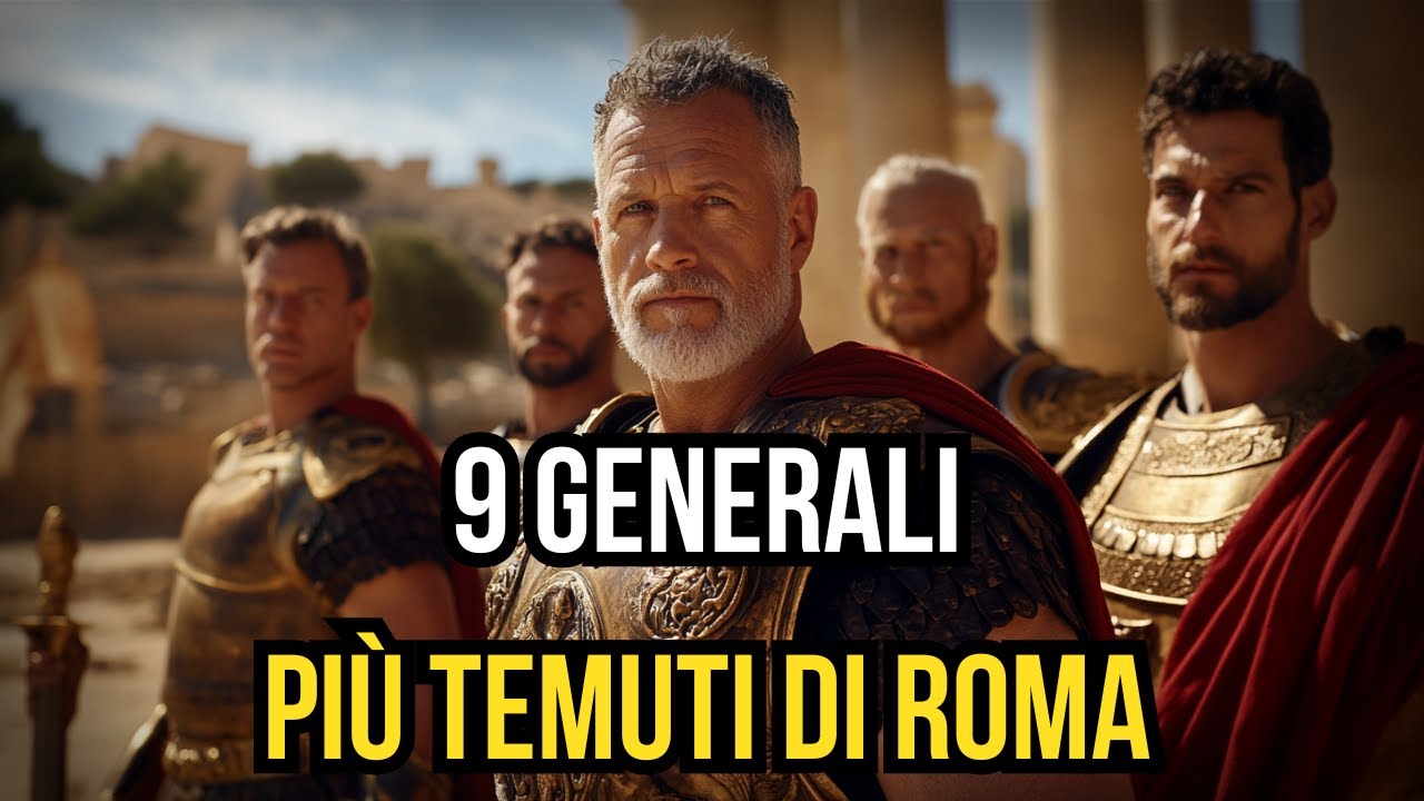 I 9 Generali Più Temuti dell'ESERCITO ROMANO Che DOMINARONO il Mondo ...