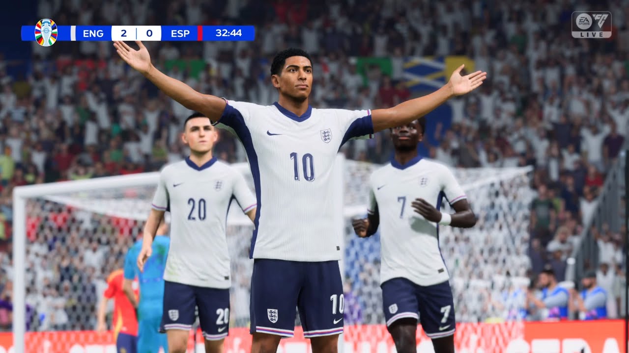 FC24 - England vs Spain - UEFA EURO 2024 Final Match | PS5 - YouTube
