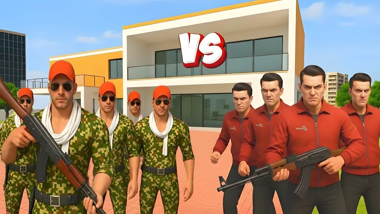 💥Army Jack Gang Fight VS Chacha Gang Fight Indian Theft Auto Simulator ...