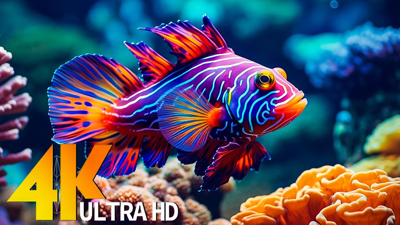 UNDERWATER WORLD 4K ULTRA HD [60FPS] - Relaxing Music - The Best 4K Sea ...