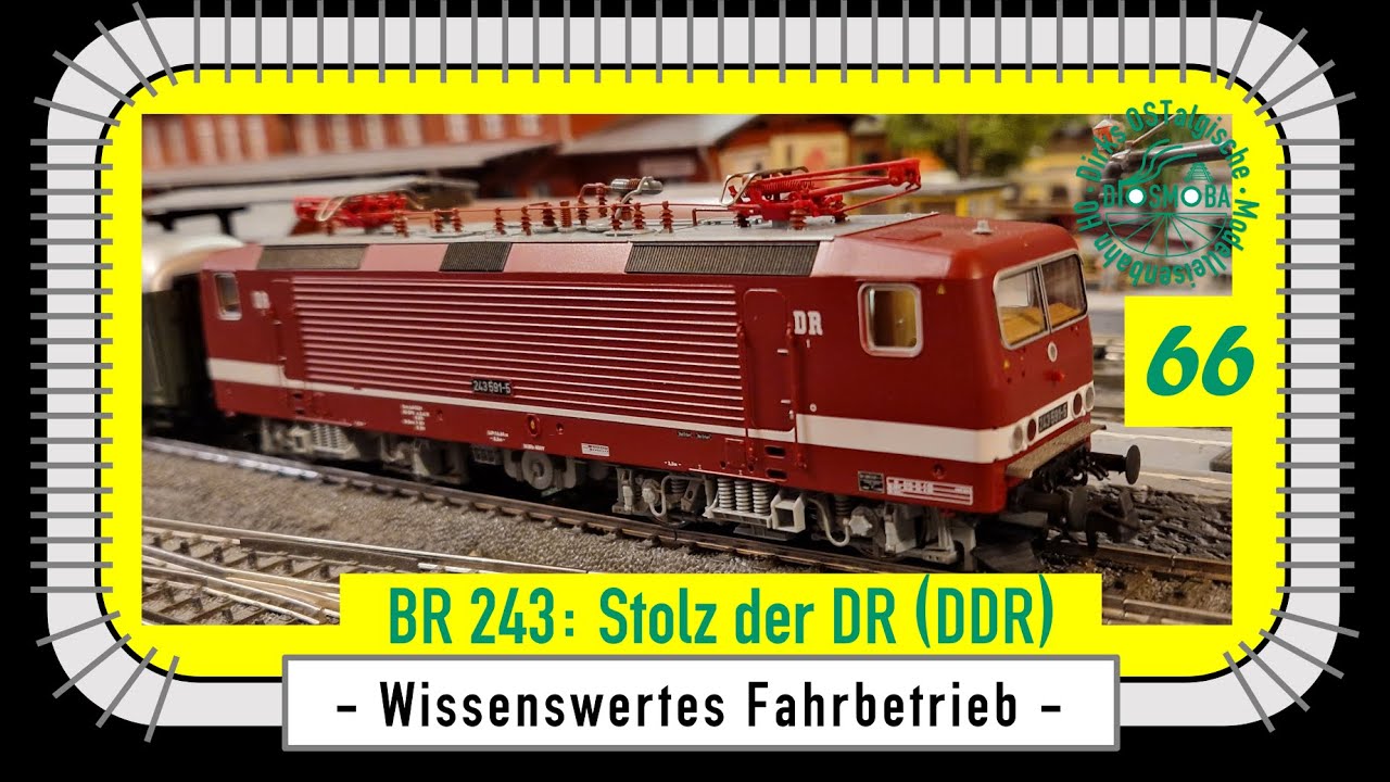 Stolz der DR - BR 243 (Roco) erhält Einfahrt in Lübbenau - Pride of the ...