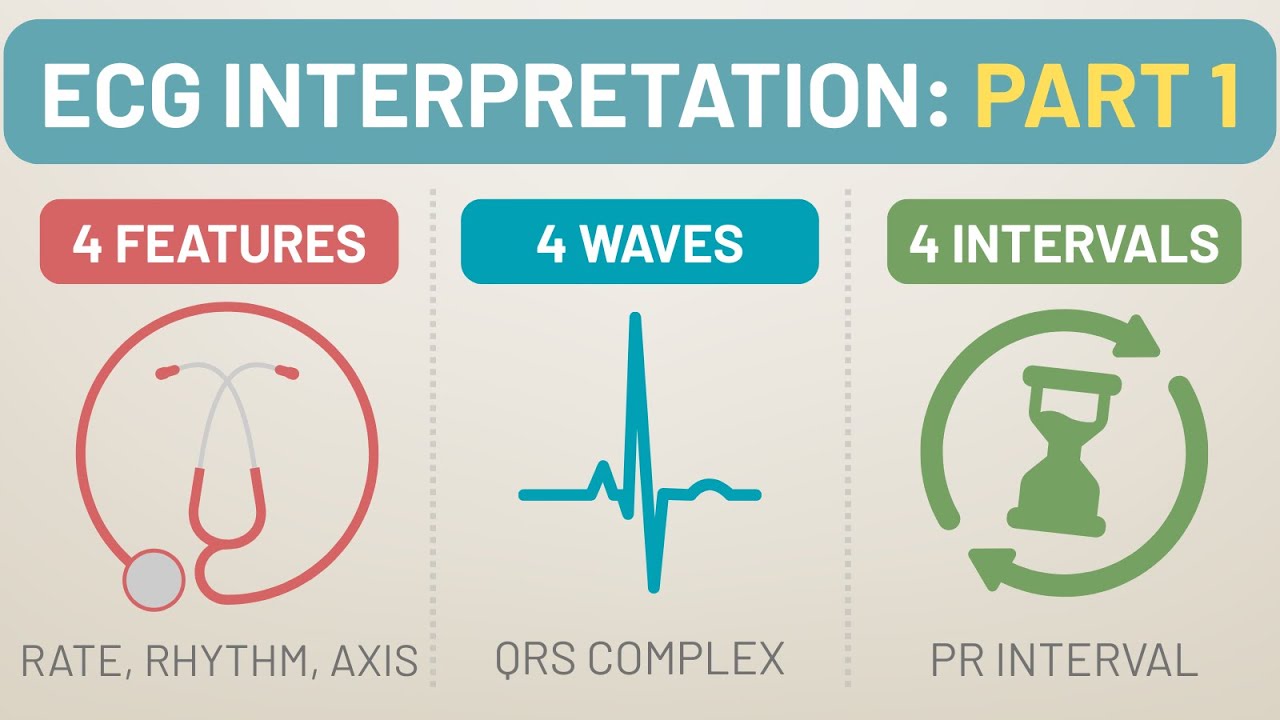 ECG Interpretation Made Easy (Rule of Fours) | Part 1: Context, Rate ...