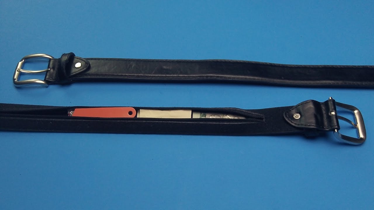 Simple emergency supply belt - YouTube