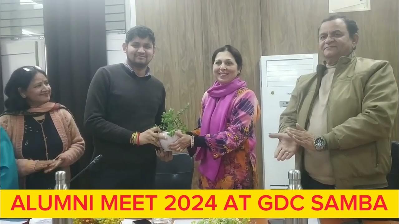Alumni meet 2024 At GDC SAMBA #gdcsamba #jkplusemedia #tellmenews #ravindersinghreasi - YouTube