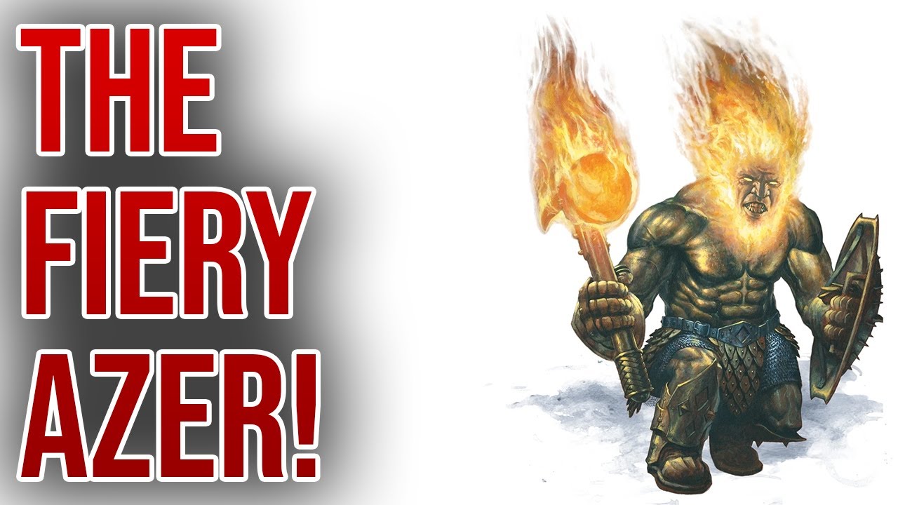 Dungeons and Dragons 5e MONSTER REVIEW: Azer - YouTube