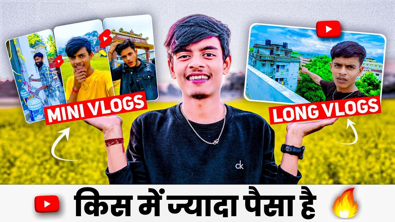 Mini Vlog Vs Long Vlogs ? 🤔 किस में आपको जल्दी Growth मिलेगा 2025 में 🔥@shuvo-vlogs - YouTube