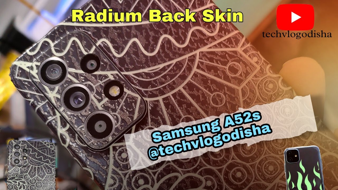 Samsung A52s 5G || Full Lamination 3D Radium Paper - YouTube