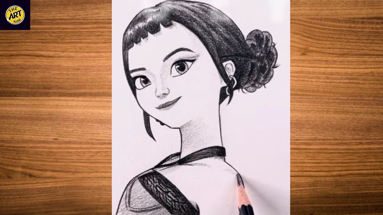 How To Draw Zoey From Kpop Demon Hunters | Easy Drawing Tutorial step ...
