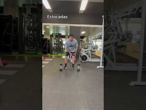 Uno de los mejores ejercicios de piernas. Las estocadas. - YouTube