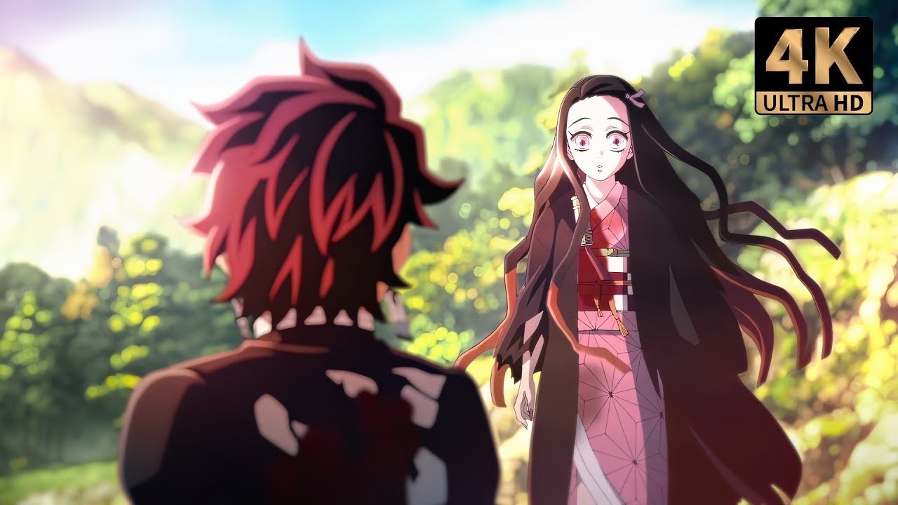 Nezuko Conquers The Sun 4k60fps| Demon Slayer #anime #demonslayer - YouTube