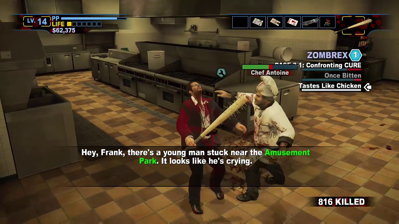 Dead Rising 2 Off the Record Chef Antoine Boss Fight - YouTube