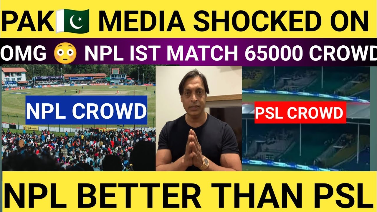 PAK 🇵🇰 Media shocking reaction on NPL Gets 65 Millions Views On First ...