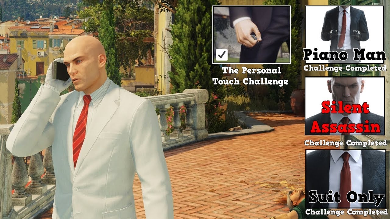 HITMAN The Personal Touch Challenge Sapienza - Fiber Wire, Suit Only ...