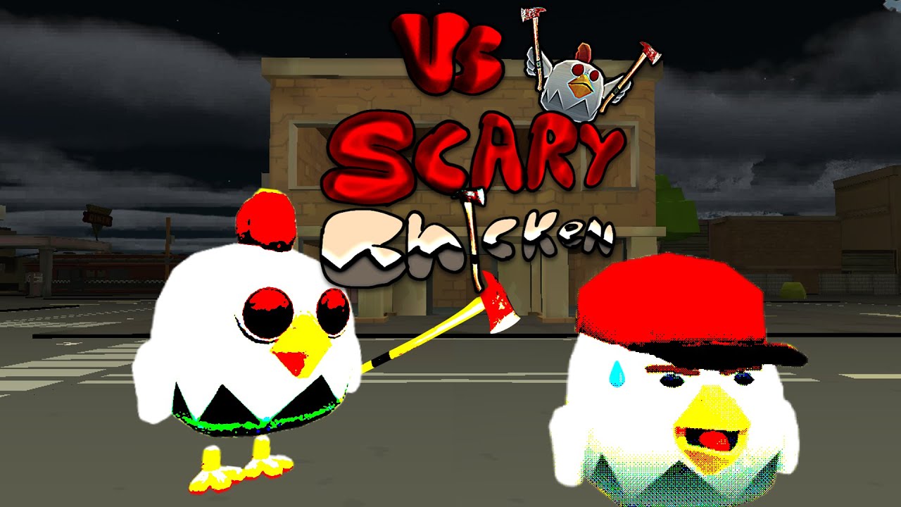 Vs. Scary Chicken Fnf fanmade visualizer/FLM remake (CREDITS IN DESC ...