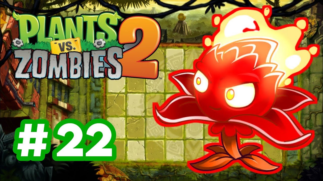 Bunga Merah Penyengat Zombie! - Plants vs. Zombies 2 - Gameplay ...
