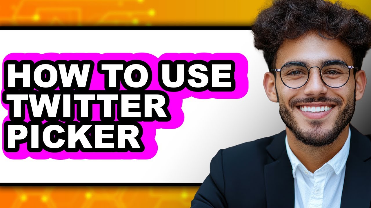 How to Use Twitter Picker (Only Way) - YouTube
