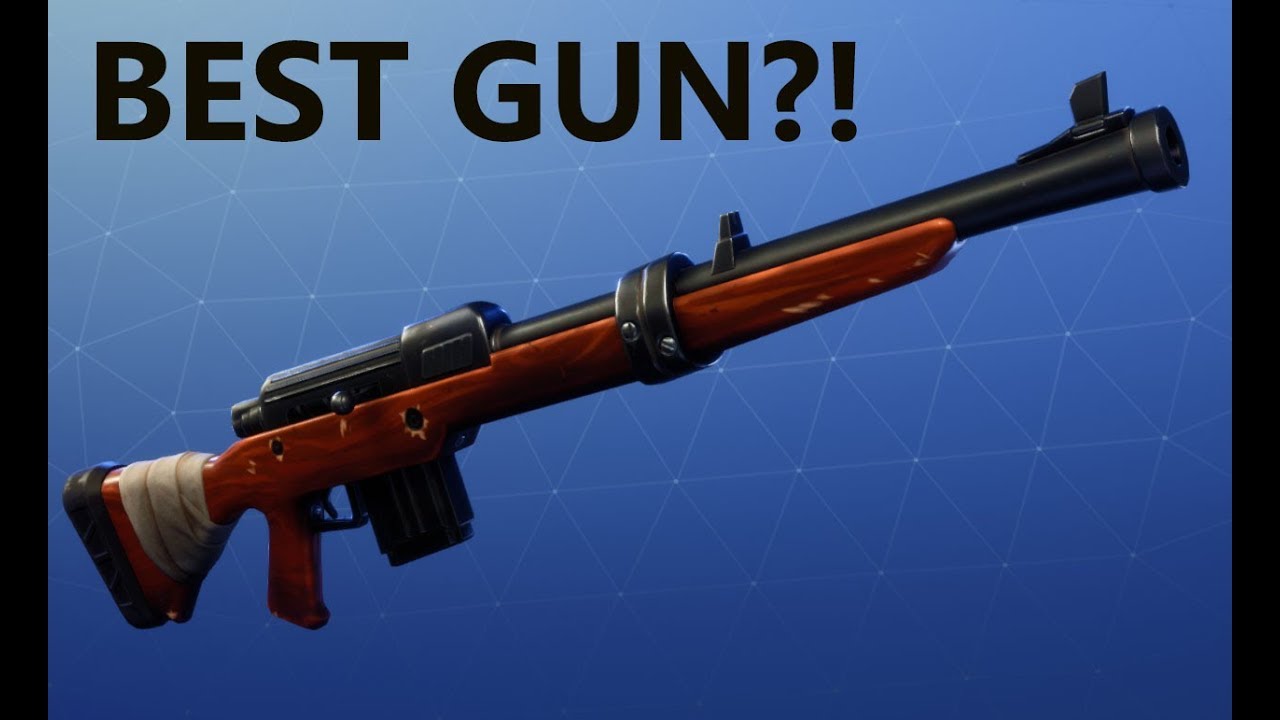 Fortnite: Hunting Rifle Best Gun?! - YouTube