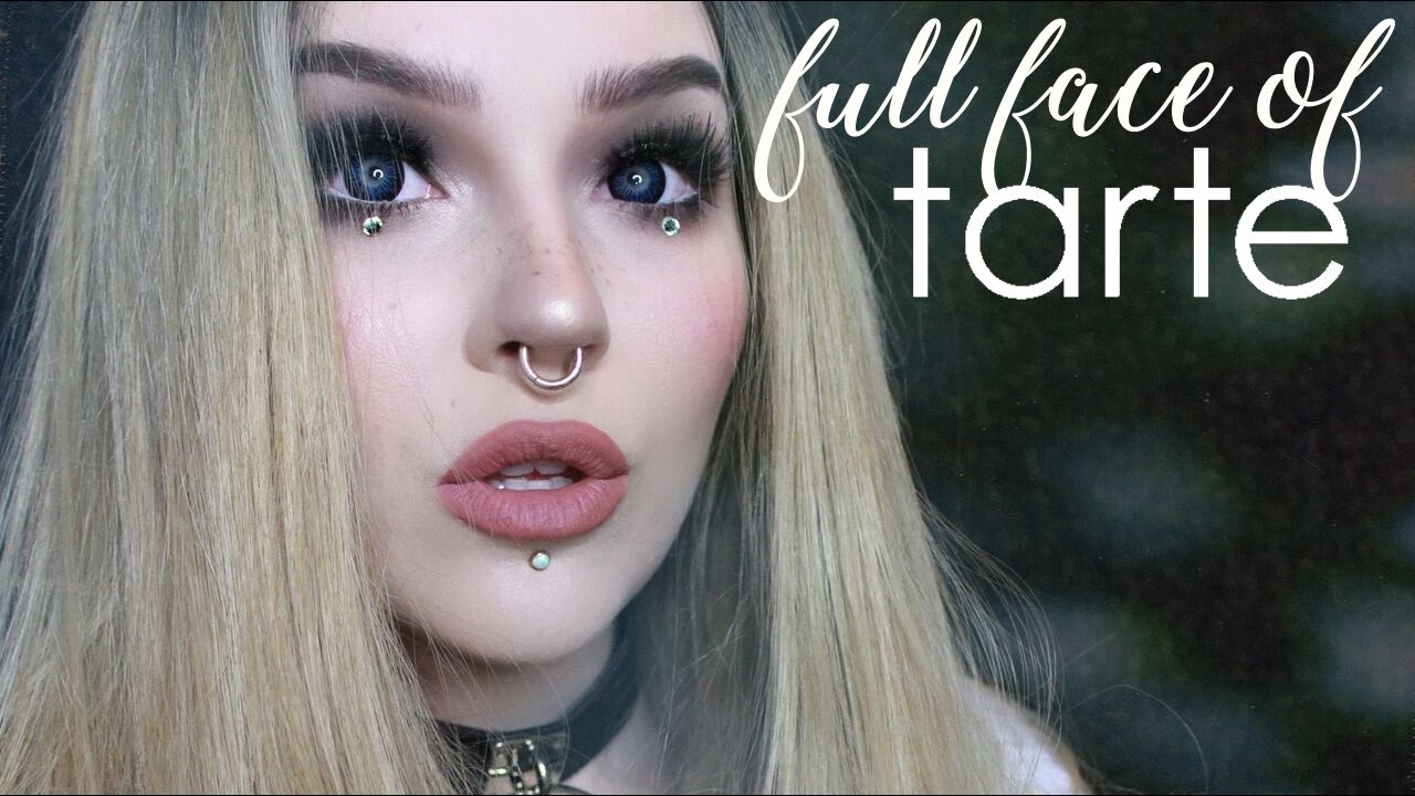 full face of tarte cosmetics / smokey eyes / makeup tutorial - YouTube