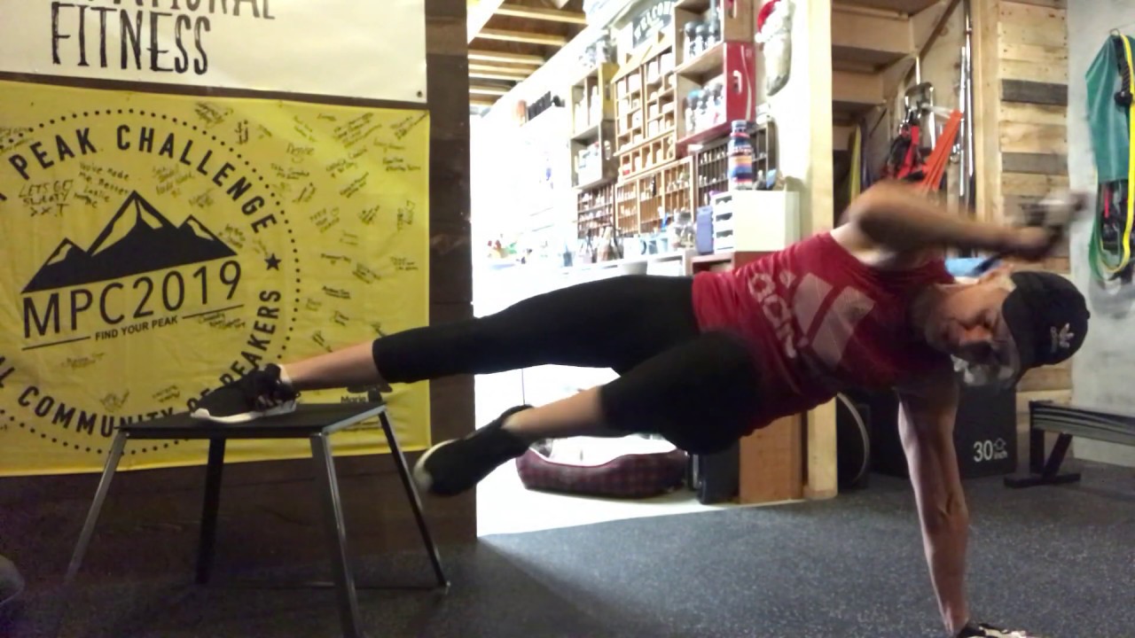 Side Plank Contralateral Knee Tuck - YouTube