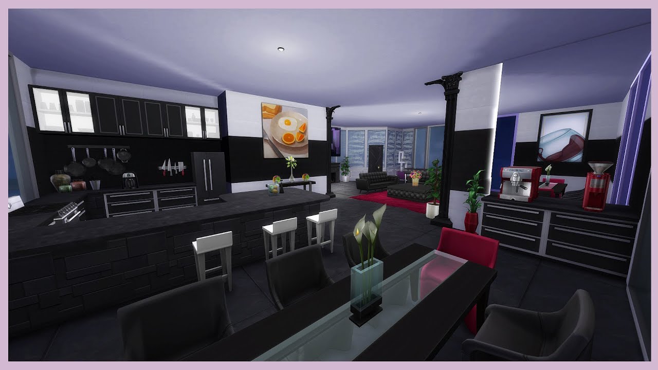 The Feng Apartment // Sims 4 Speed Build - YouTube