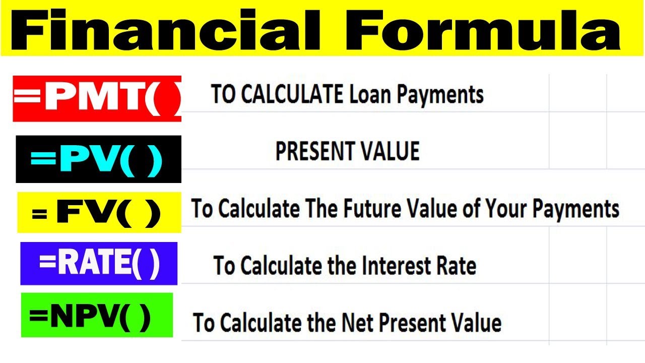 Calculate NPV PV Rate PMT FV In Excel By Learning Center In Urdu Calculate NPV PV Rate PMT FV In Excel By Learning Center In Urdu