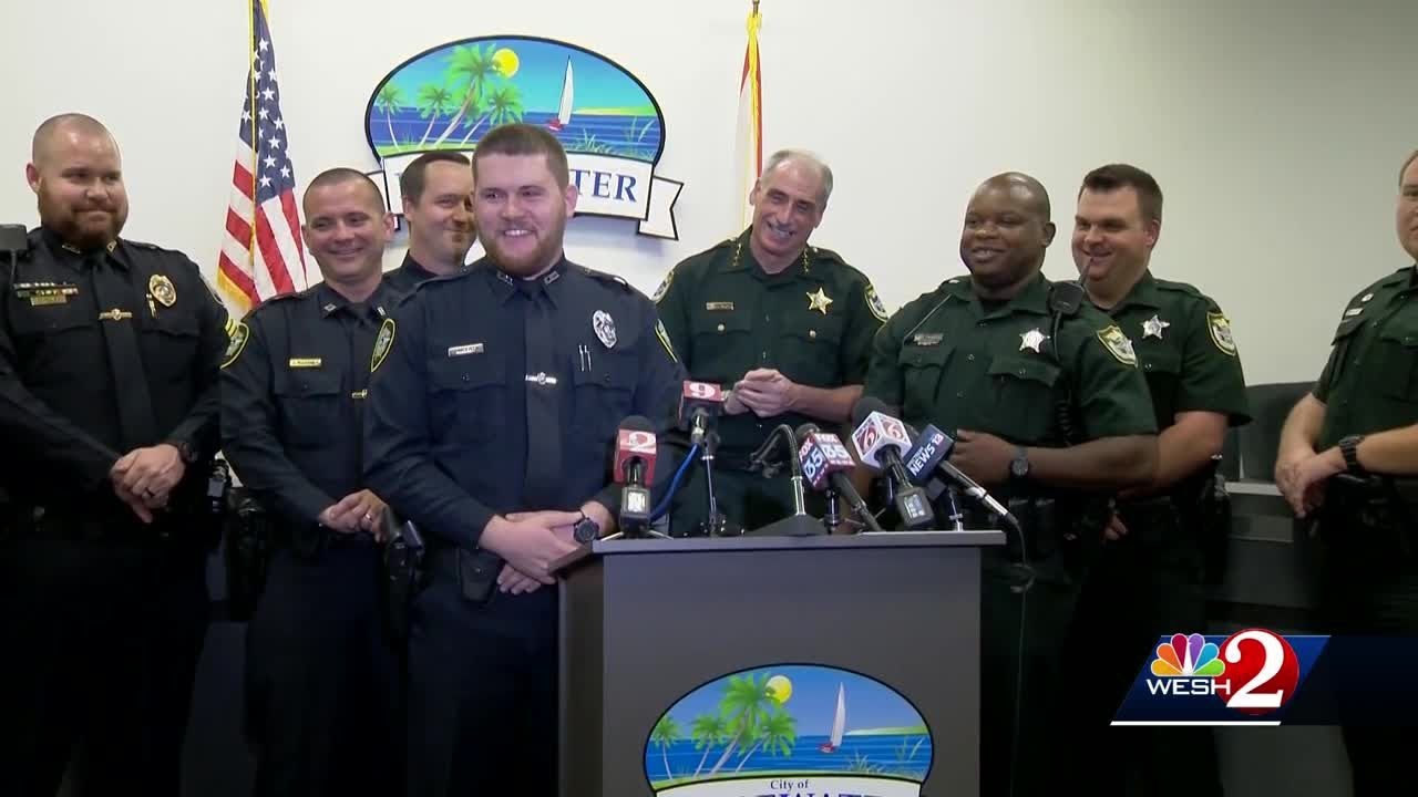 Officers, deputies save man from burning vehicle: 'We just kept trying ...