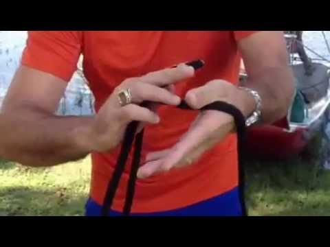 How to tie a Bosun knot - YouTube