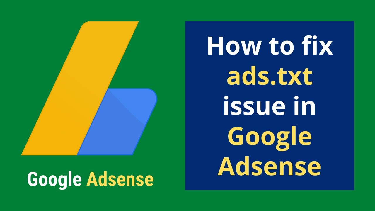 How to Fix ads.txt issue error warning in Google Adsense | Wordpress ...