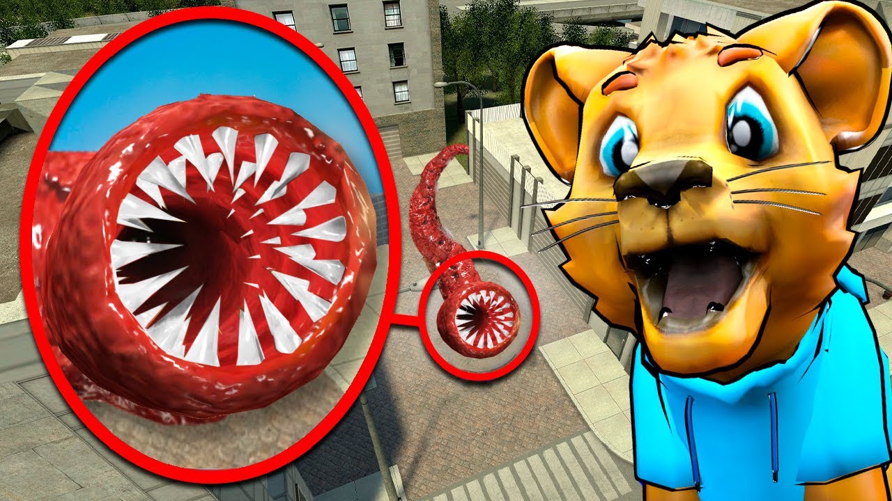 Drone Catches SUPER WORM in a CITY... (Gmod Sandbox) - YouTube