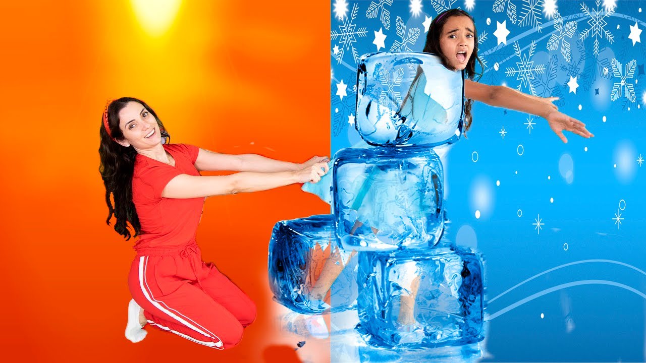 Bia Lobo e Mamãe Desafio Quente vs frio Hot vs Cold Challenge - YouTube